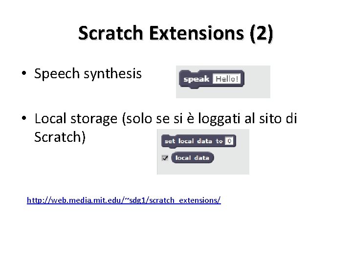Cosa nato accanto a Scratch da App Inventor