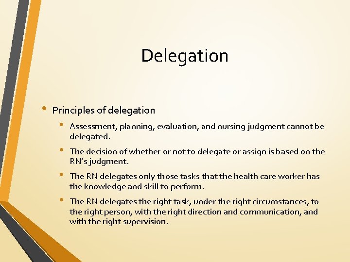 Leading Delegating and Collaborating NRSB 312 LPNtoBSN Transition