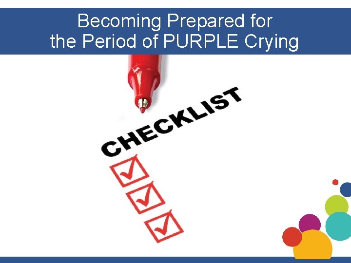 State of Wisconsin Abusive Head Trauma Prevention Training