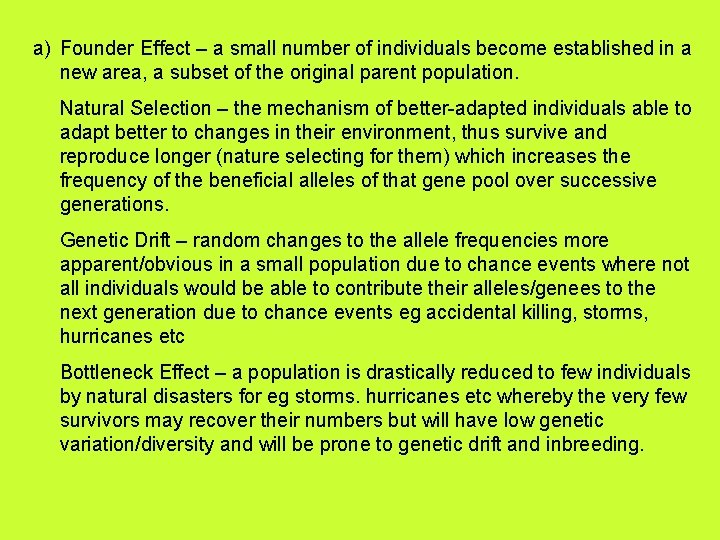 GENE POOLS QUESTION 1 Mutations affect gene pools