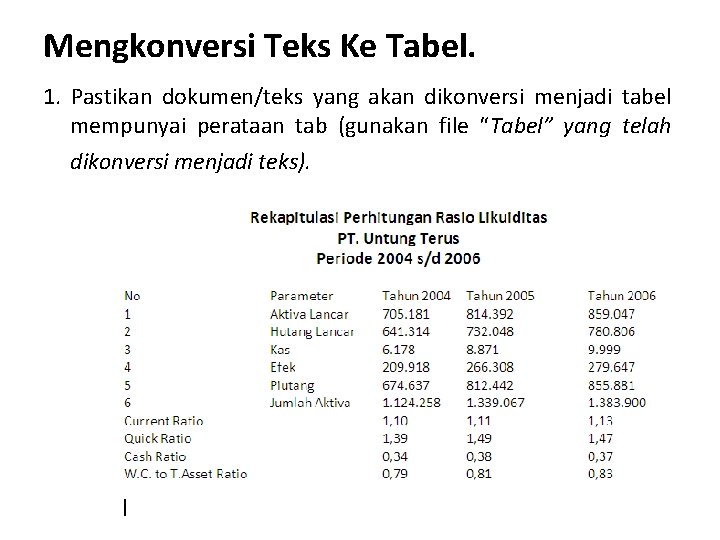 Modul 10 Membuat Dan Menghapus Tabel Konversi Teks