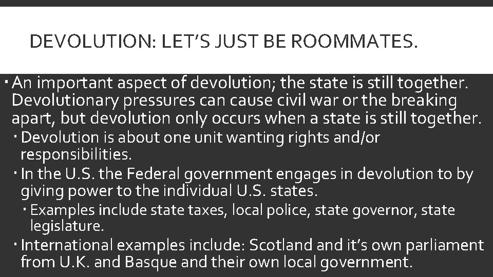 UNIT 4 POLITICAL UNREST THE STUDENT WILL BE