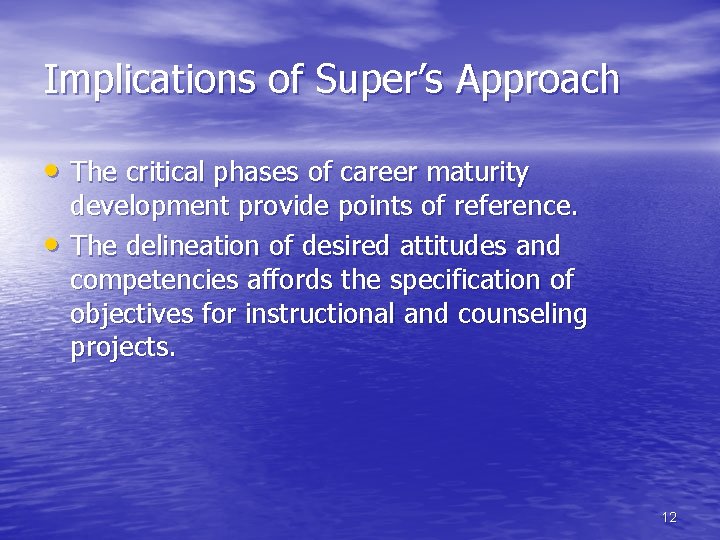 Career Counseling A Holistic Approach Theories of Career
