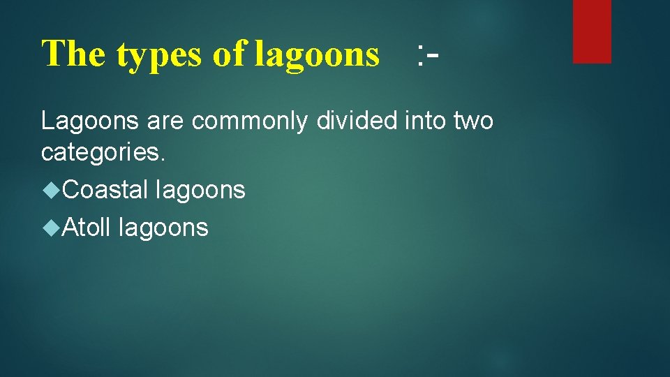 Welcome everyone Lagoon Presenting By Bibhuti Chakma Roll