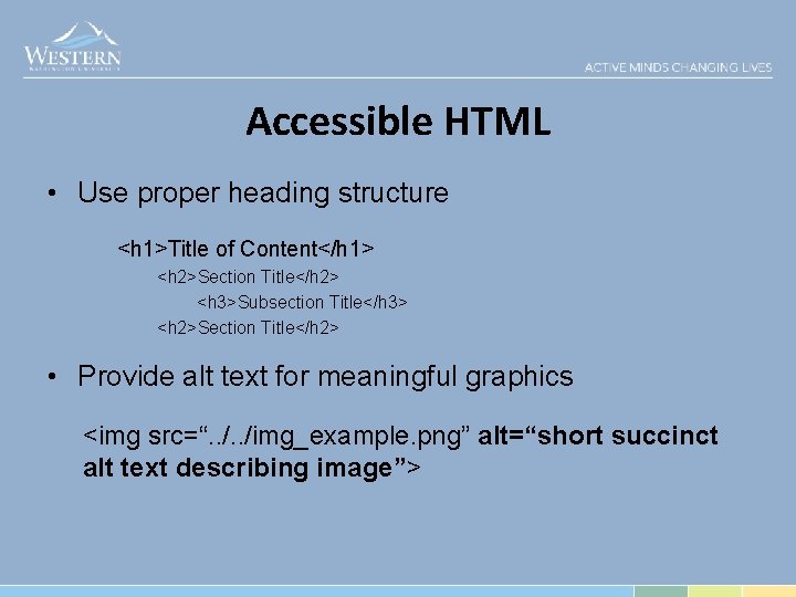 Electronic Accessibility What You Need to Know David