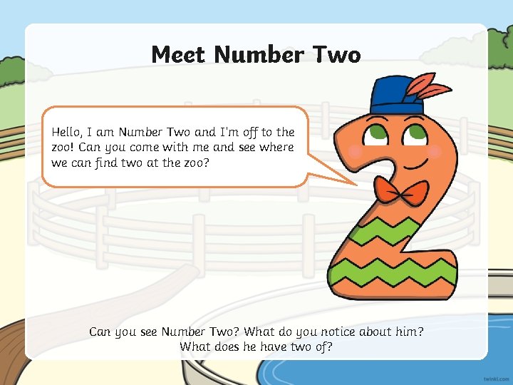 Meet Number Two Hello I am Number Two