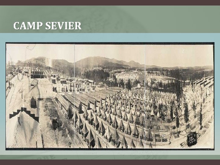 SC GAINS NEW MILITARY BASES DURING WW 1