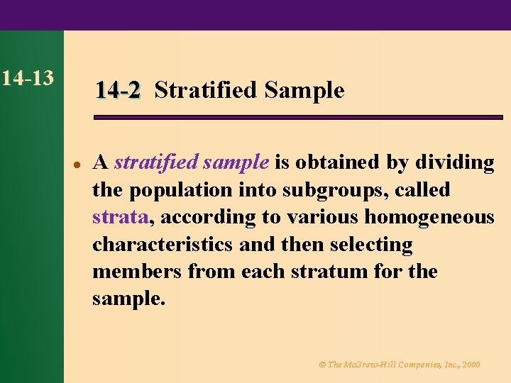14 1 Chapter 14 Sampling and Simulation By