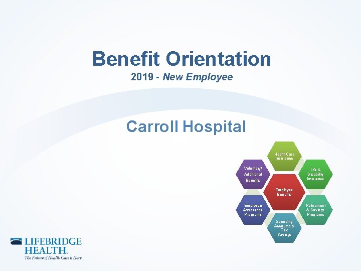 Benefit Orientation 2019 New Employee Carroll Hospital Health