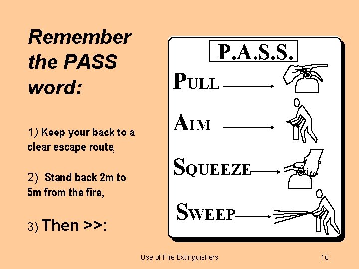 An Introduction to Fire Extinguishers Use of Fire
