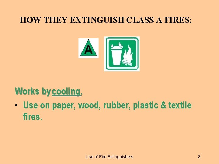 An Introduction to Fire Extinguishers Use of Fire