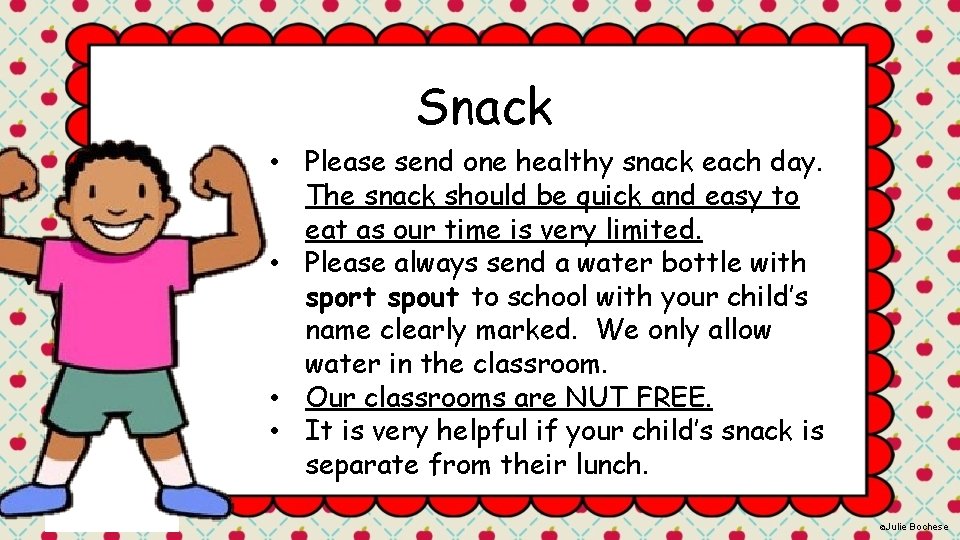 Julie Bochese My name is Kelley Newell This