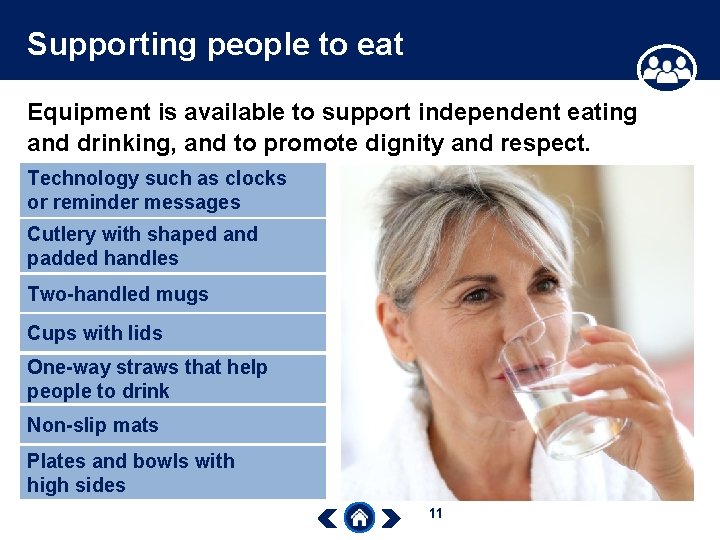 The CARE CERTIFICATE Fluids and Nutrition Standard 1