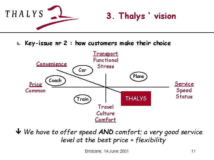 Thalys present and future or how to dubble