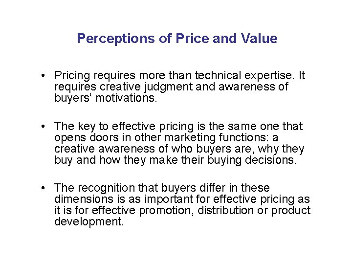 Developing Pricing Strategies Lecture 15 Price Price is