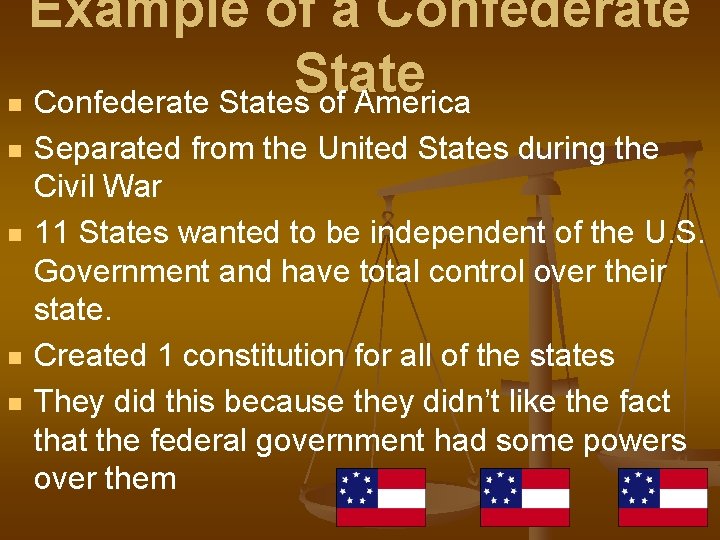 Types of Government Distribution of Power Governments Power