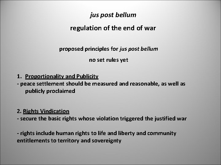 jus in bello rules during war right conduct