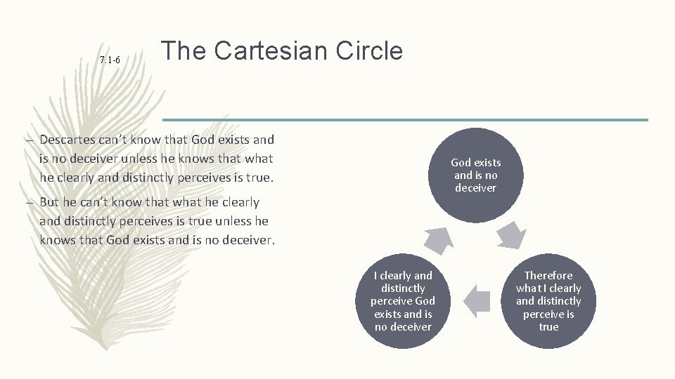 Philosophy Objective Spt 30 th Opener Understand Cartesian