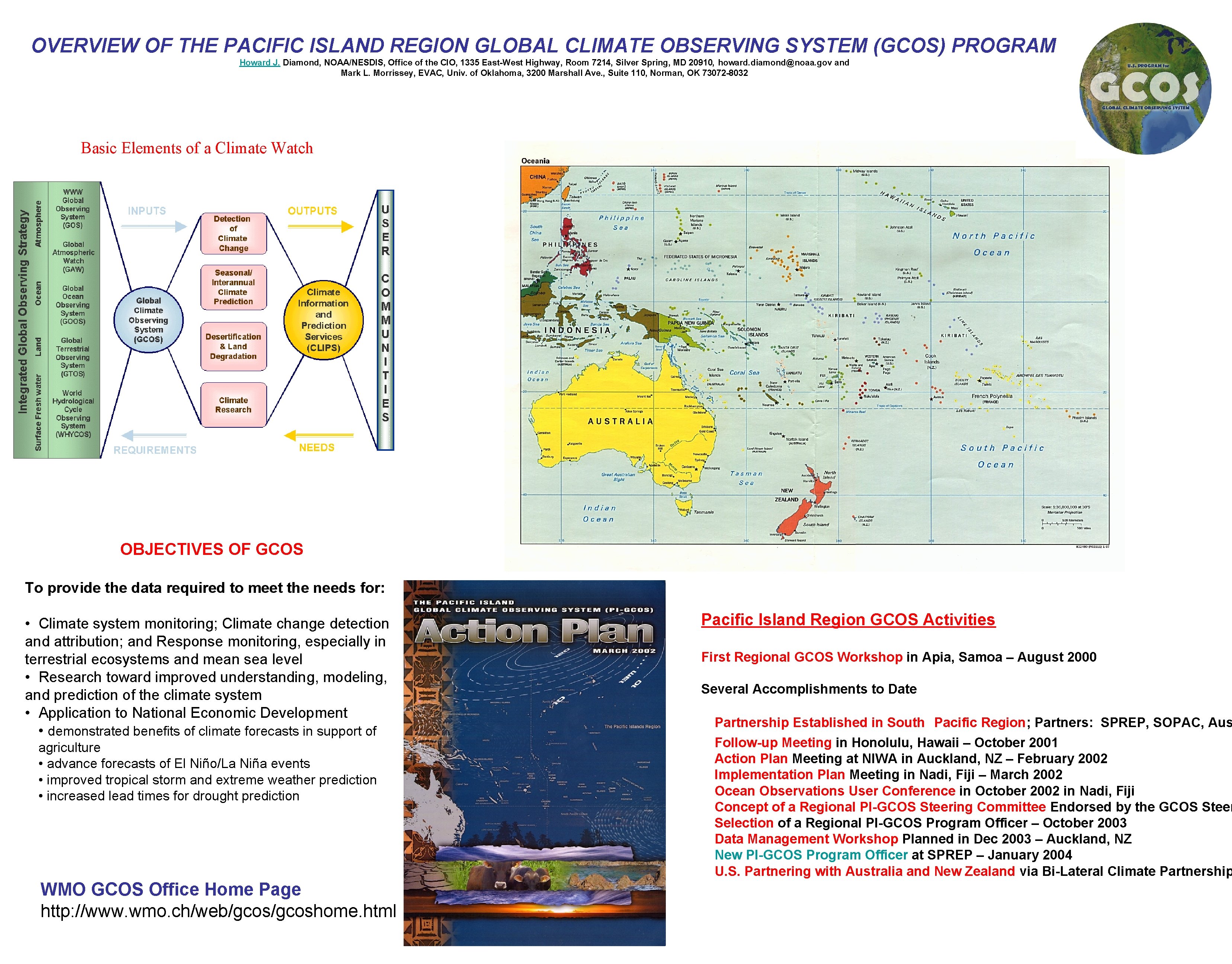 OVERVIEW OF THE PACIFIC ISLAND REGION GLOBAL CLIMATE
