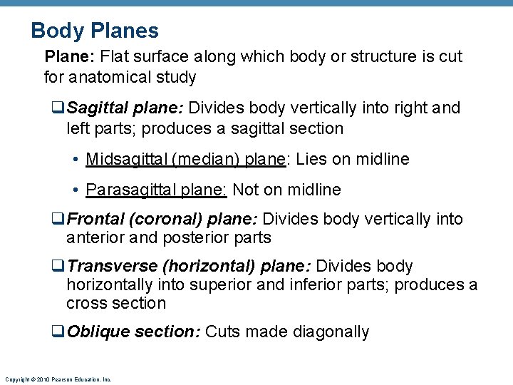 Chapter 1 The Human Body An Orientation Part