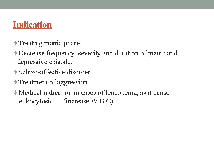 LITHIUM CARBONATE Dr Huda Gaber Outline Introduction MECHANISM
