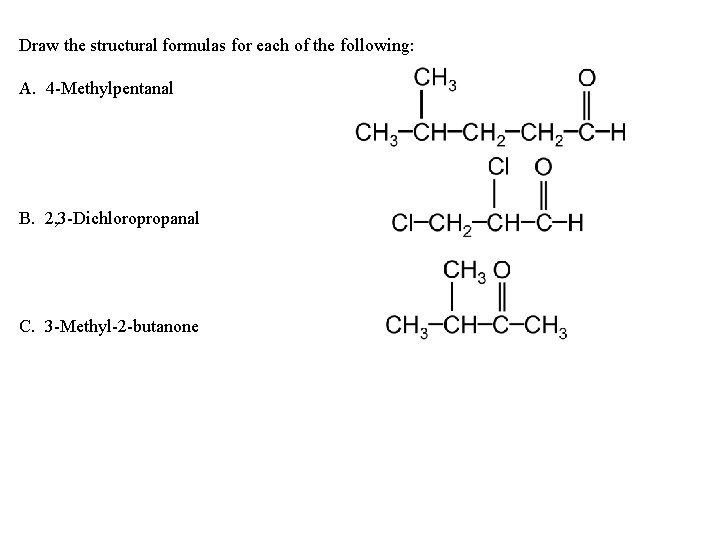 Chapter 14 Aldehydes Ketones and Chiral Molecules If