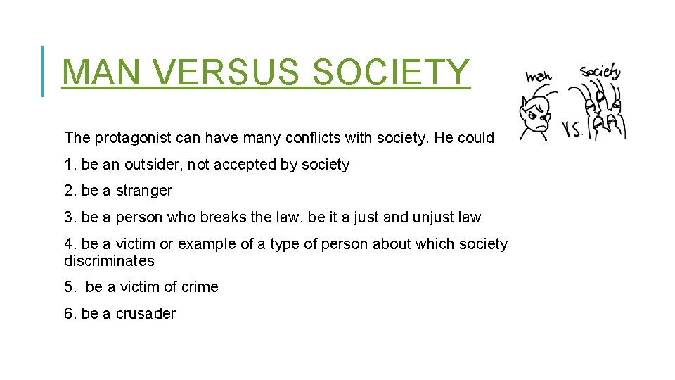 ELEMENTS OF LITERATURE CONFLICTS THE BASIC CONFLICTS IN