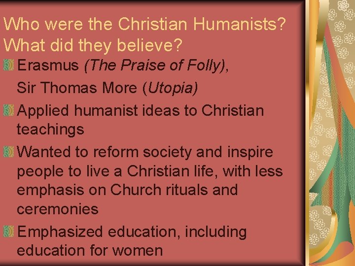 Where did the Renaissance begin What factors helped