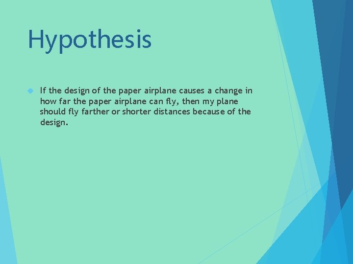 Paper Airplane Designs Question How does the design