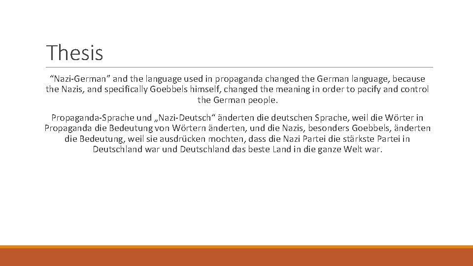 How Nazi Germany Changed the German Language BY