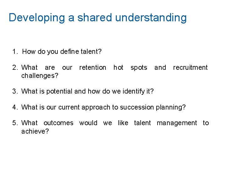 Talent Management Briefing Executive and Board www leadershipacademy