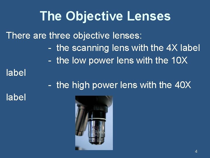 Chapter 7 The Microscope 1 Learning Objectives By