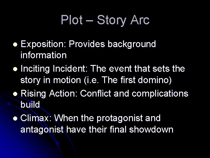 Plot Elements of Literature Part 2 Plot Conflicts