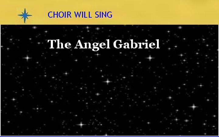 WELCOME TO Carols BY Candle light PROCESSIONAL CAROL