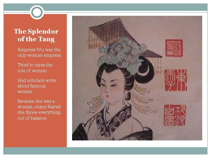 Ancient China The Splendor of the Tang Tang