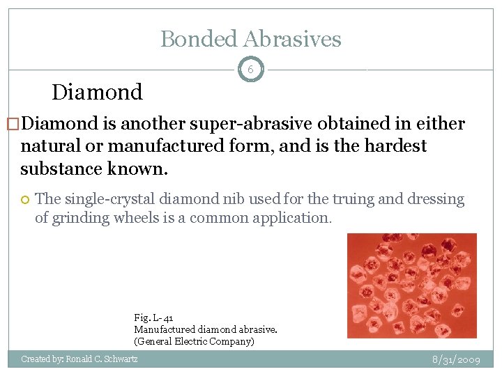 Mach 122 Abrasive Machining Bonded Abrasives Part 1
