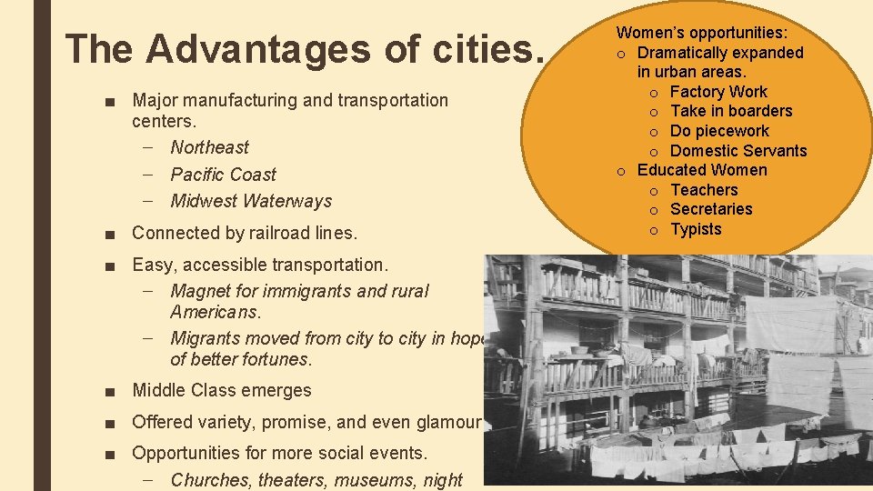 CITIES EXPAND CHANGE Section 5 2 Objectives Analyze