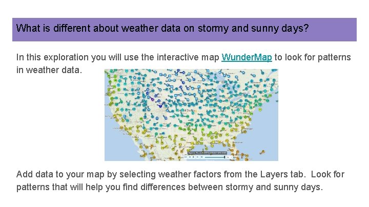 6 th Grade Strand 3 Changing Weather Teacher