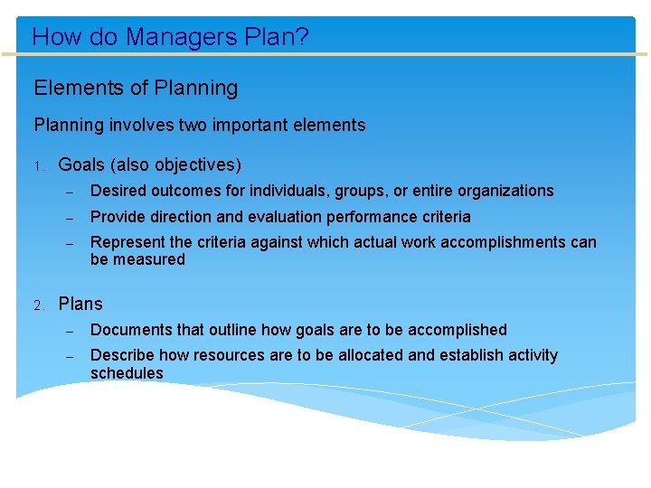 MGT 201 Principles of Management Chapter 8 Foundations