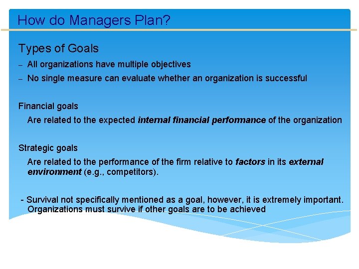 MGT 201 Principles of Management Chapter 8 Foundations