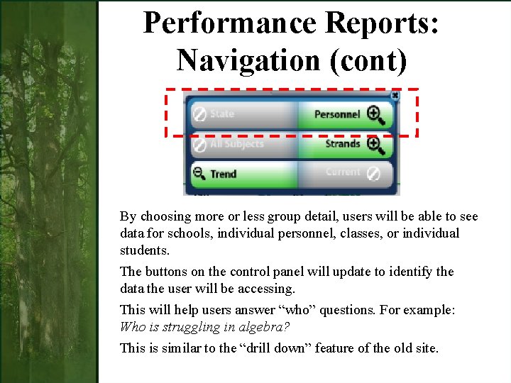 Performance Reports Performance Reports Objectives Understand the role