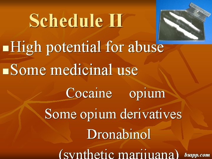 Drug Classes bsapp com The Controlled Substance Act