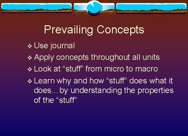 Material Science Technology Duane Bushey Maury HS Norfolk