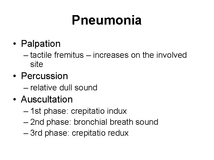 Common diseases of the respiratory system Pneumonia Lobar