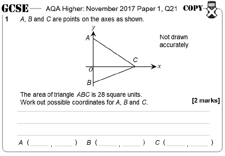 Area Perimeter Polygons Circles Higher GCSE Questions AQA