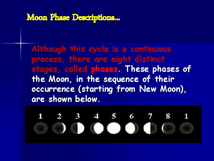 Phases of the Moon Created by Mrs BodineDonahue