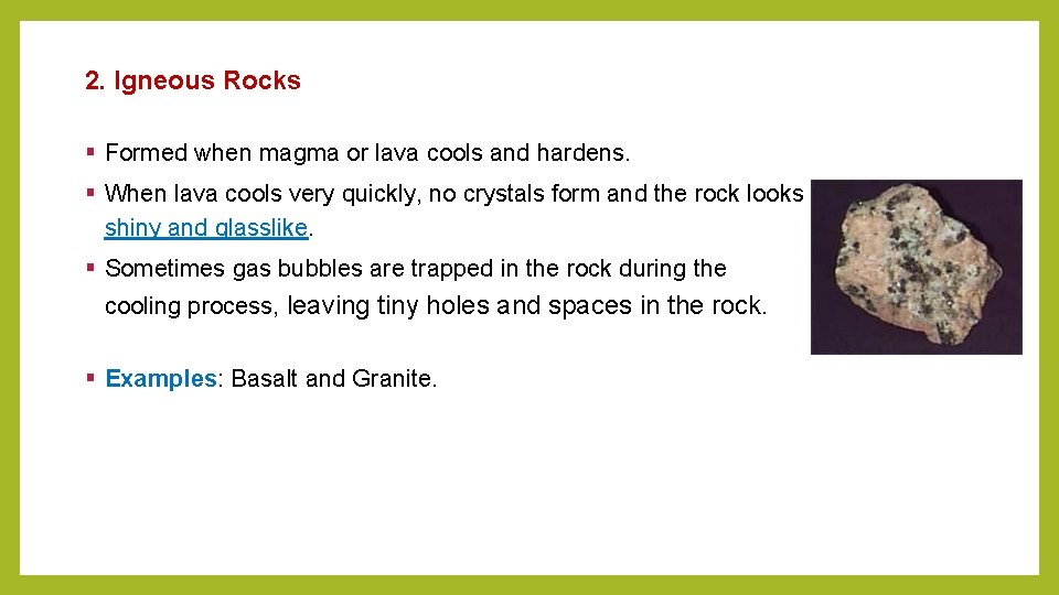 ROCKS 2 2 nd Year Biology Class Faculty