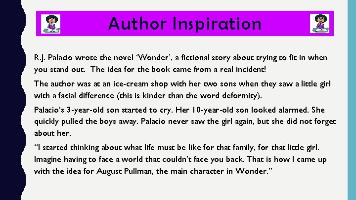 WONDER YEAR 8 UNIT 1 Aims of Unit