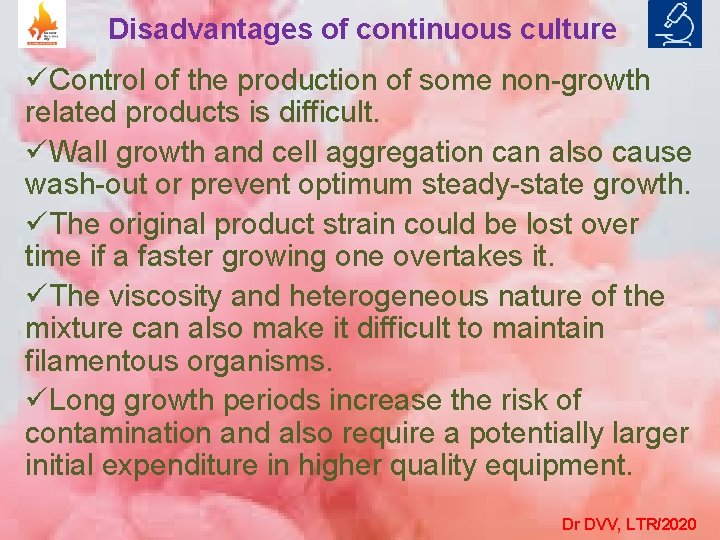 Types of Bacterial Cultures For B Sc II