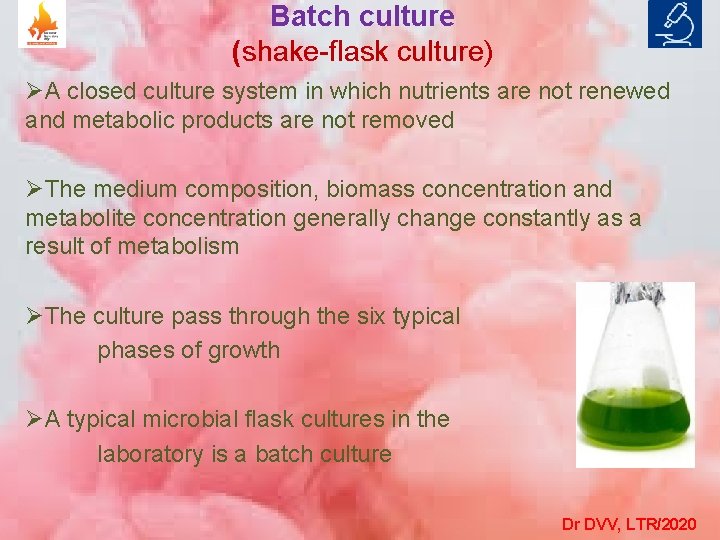 Types of Bacterial Cultures For B Sc II
